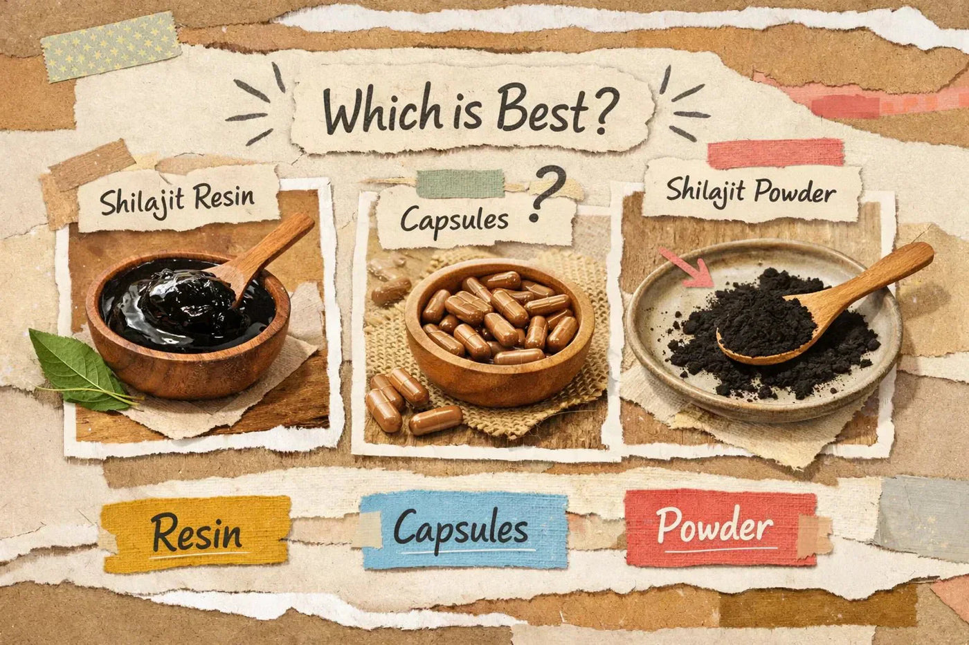 Shilajit Resin vs Capsules vs Powder: Which Form Is Best? (2026 ...